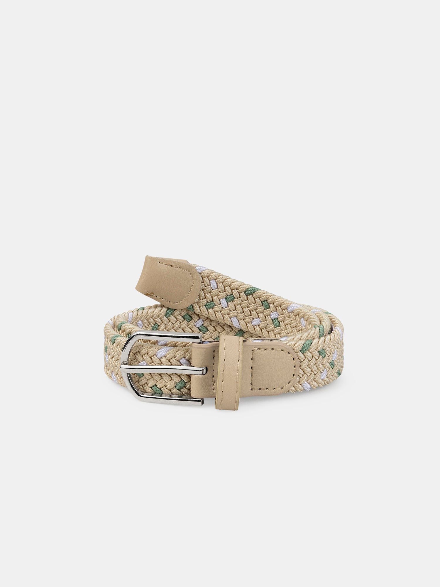 Ceinture tressé tricolore Garçon